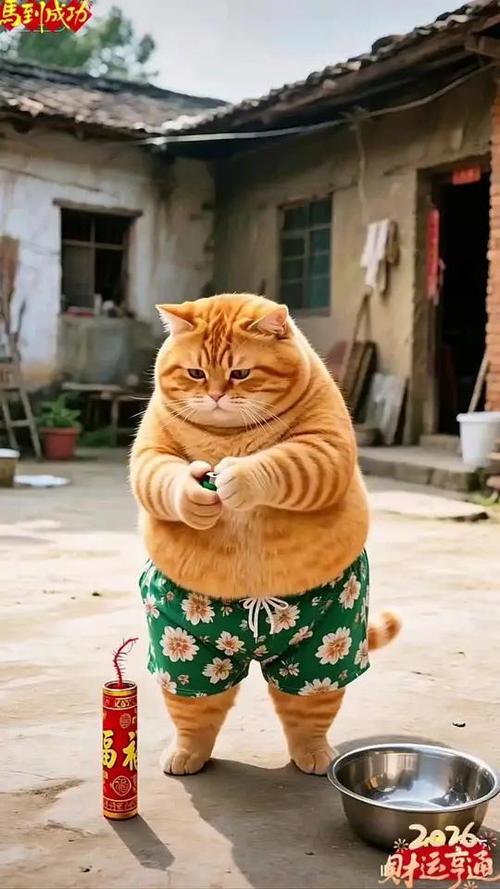 Al成生大橘猫视频搞笑版图标