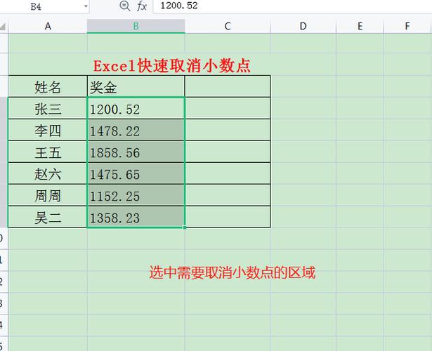 表格数字小数点后面取消图标