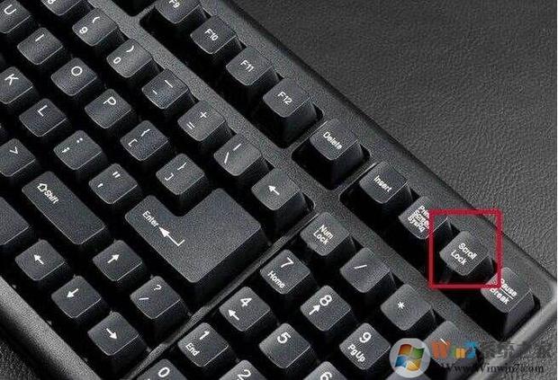 键盘scrlk键常亮关不了图标