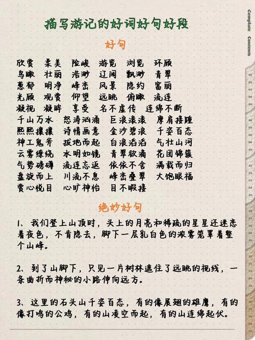 爱玩700个好词好句截图