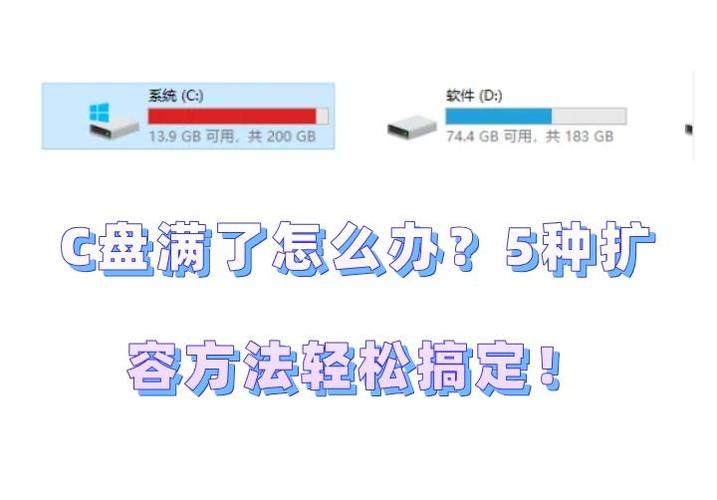 c盘满了怎么扩容图标