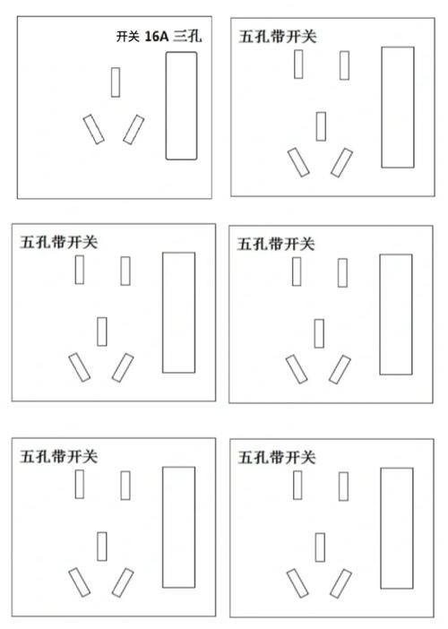 五孔插座外壳拆卸图解图标