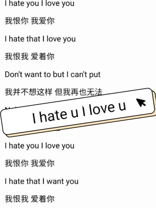 给你我的心英文歌截图