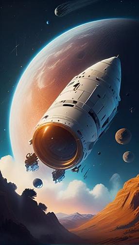 飞船遨游太空截图