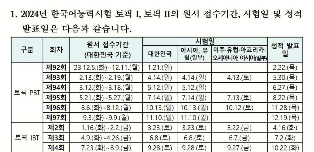 韩语考试TOPIK考试时间图标