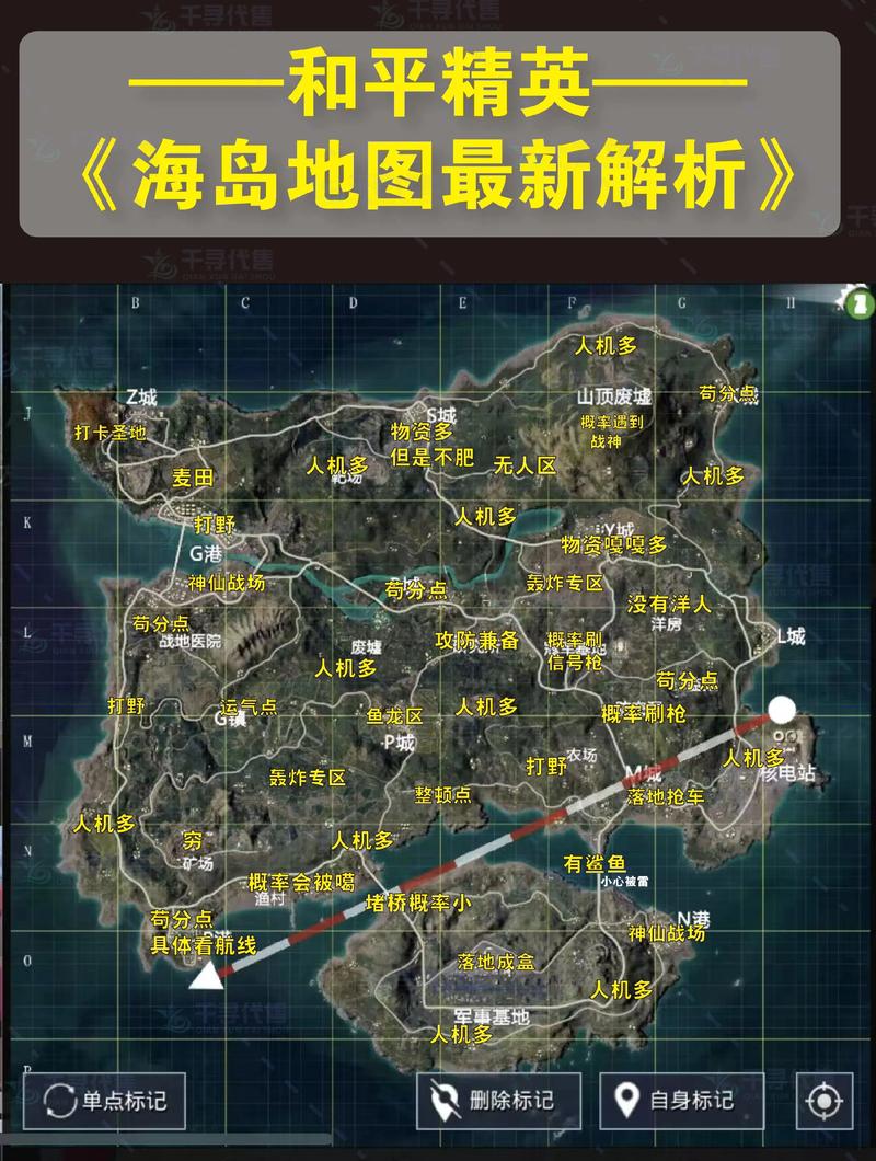 吃鸡海岛地图叫什么图标