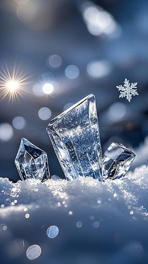 手机照片加雪花特效图标