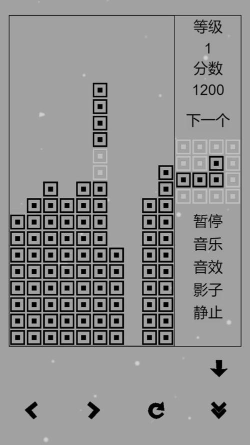 经典俄罗斯方块黑白单机版下载图标