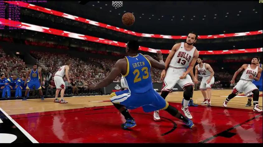 NBA 2K16的真实感截图