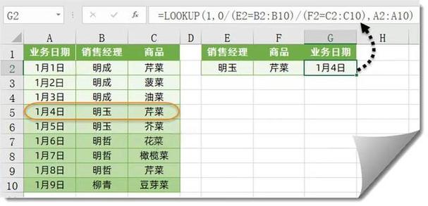 V lookup函数截图
