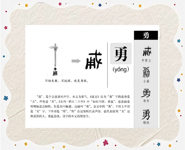 勇字头上是什么部首图标