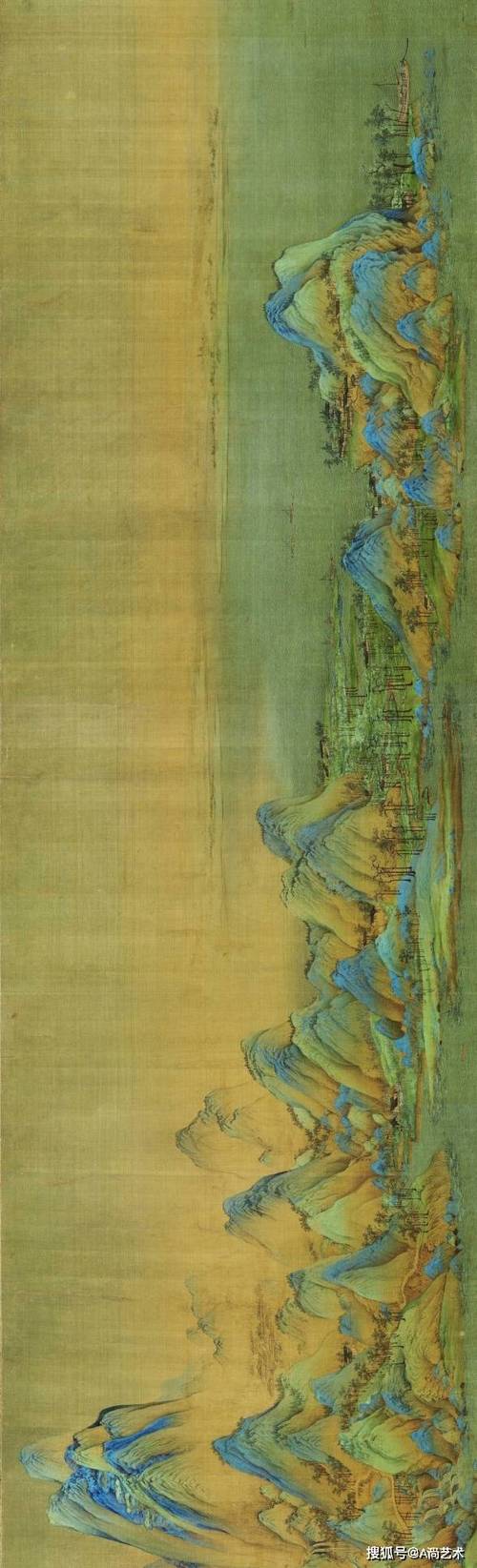 《千里江山图》全图截图