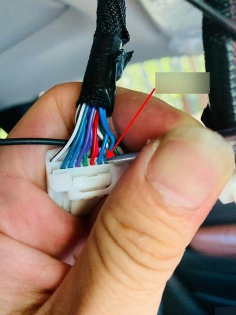 行车记录仪红线和白线截图