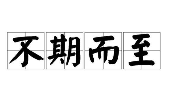 不期而至是什么意思截图