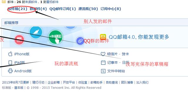 QQ邮箱找不到图标