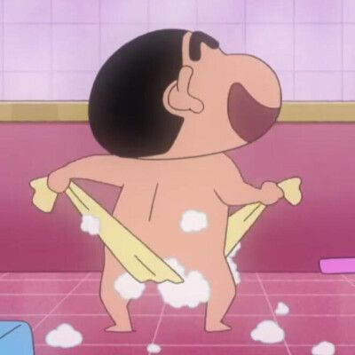 蜡笔小新游泳头像