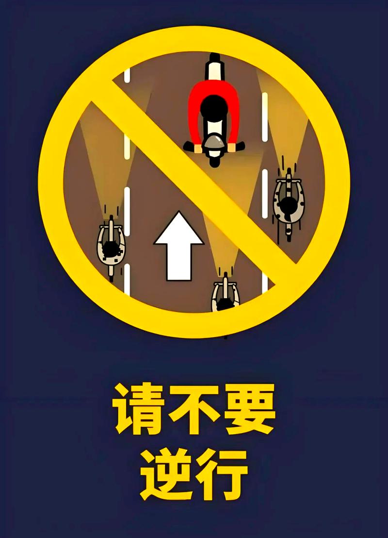 不小心走错车道逆行了图标