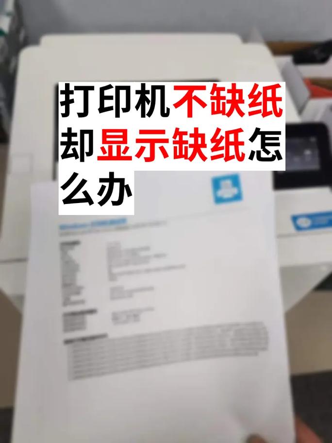 打印机显示缺纸但是有纸图标
