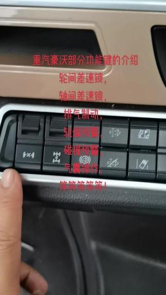 重汽豪沃按钮开关图解图标