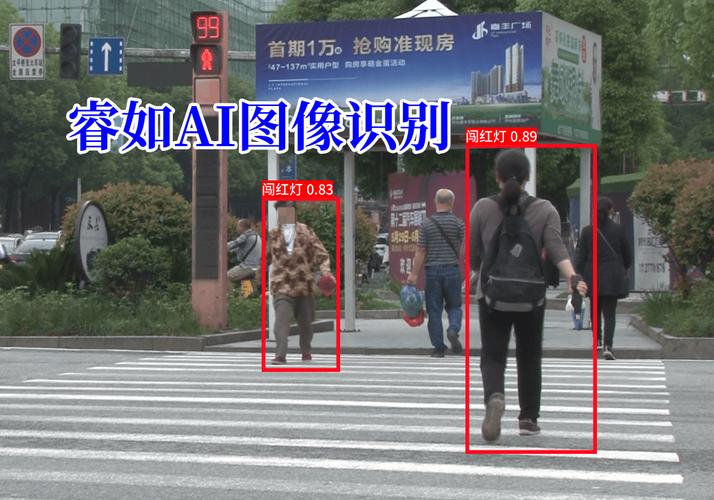 红绿灯人脸识别截图