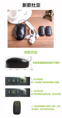 dooya遥控器说明书图标