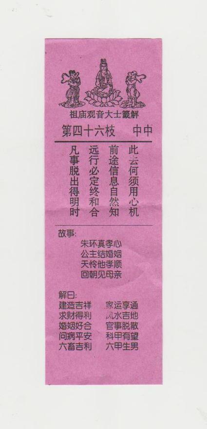 观世音菩萨灵签图标