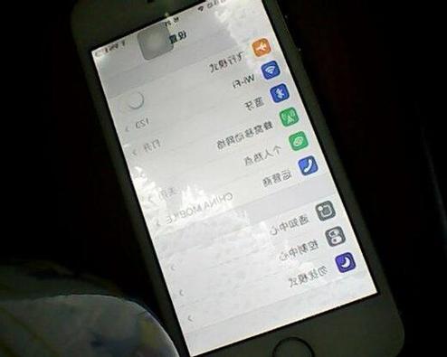 6s屏幕进水