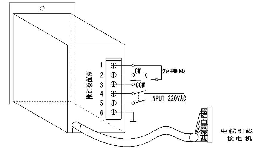 三根线调速开关接线图图标