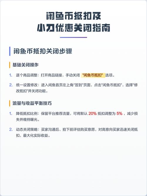 怎样关闭闲鱼币抵扣功能图标