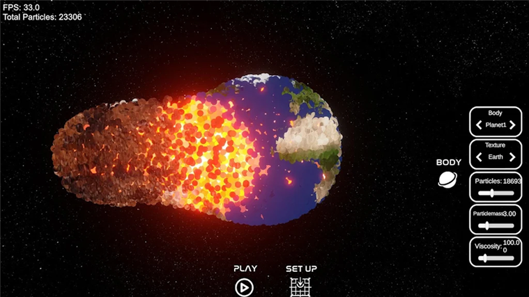 太空碰撞模拟器中文版图标