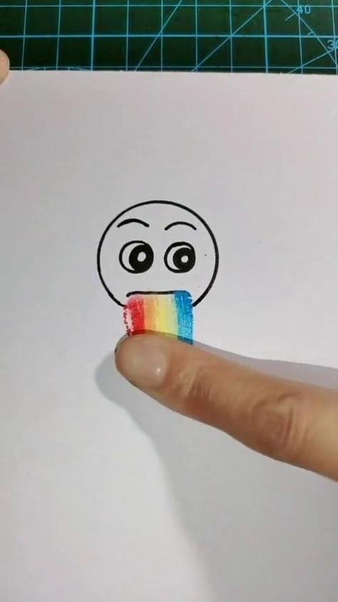 吐彩虹是夸人的意思吗图标