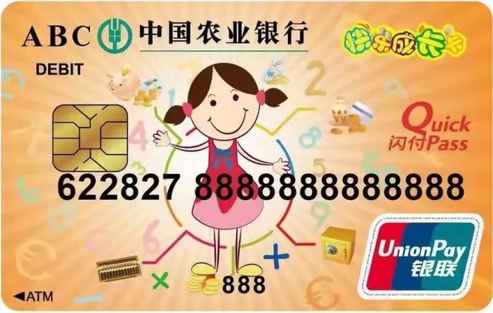 农业银行儿童银行卡怎么办理图标