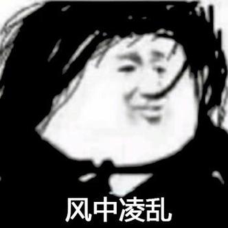凌乱的表情包图标