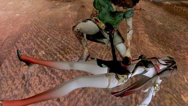 生化危机女角色死亡画面截图