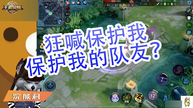 王者荣耀提示保护队友截图