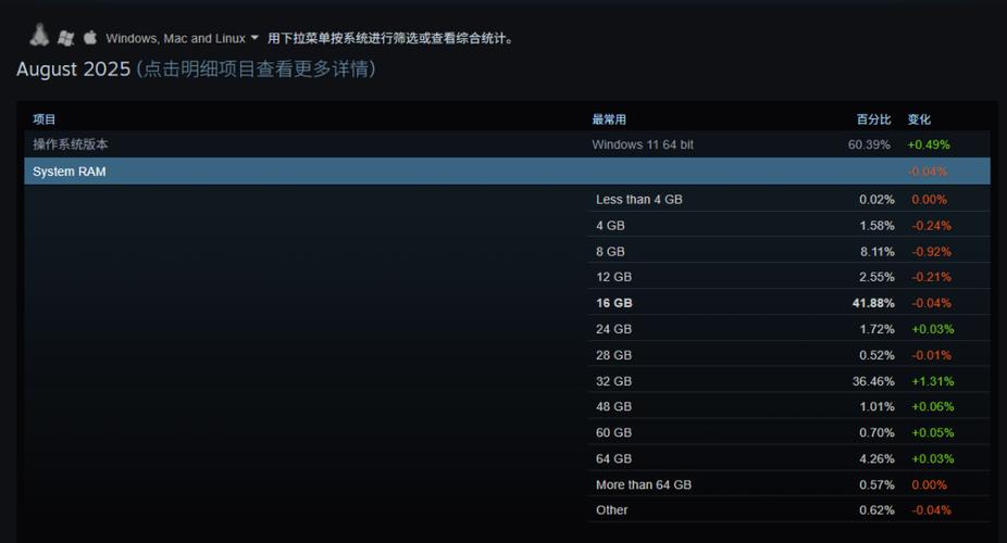 steam占内存大吗