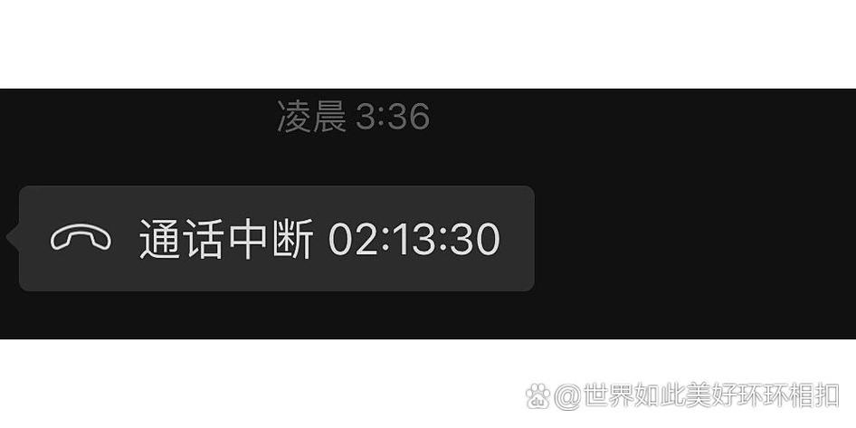 微信视频凌晨3点自动断图标