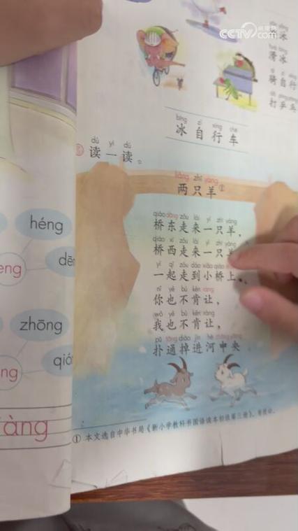 两只羊课文一年级上册图标