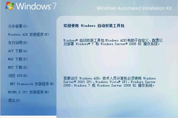 windows7自动安装工具包截图
