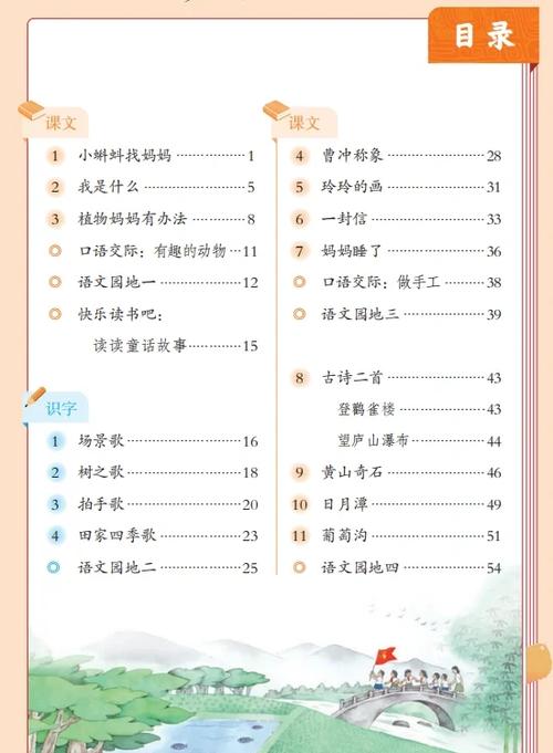 小学二年级上册语文课本图标