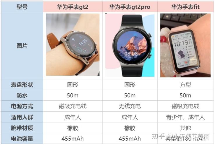 华为 gt2 各个型号的区别图标