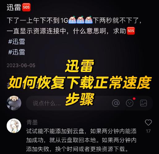 迅雷会员下载速度慢怎么回事图标
