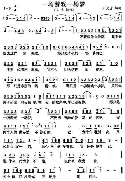 王杰1994歌曲一场游戏一场梦图标