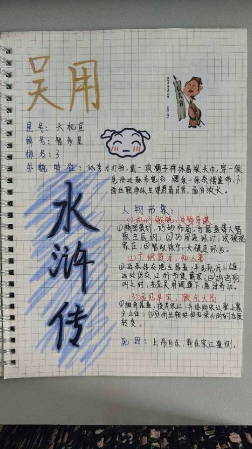 关于读书的手帐小红书