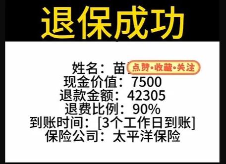 可以全额退保吗图标