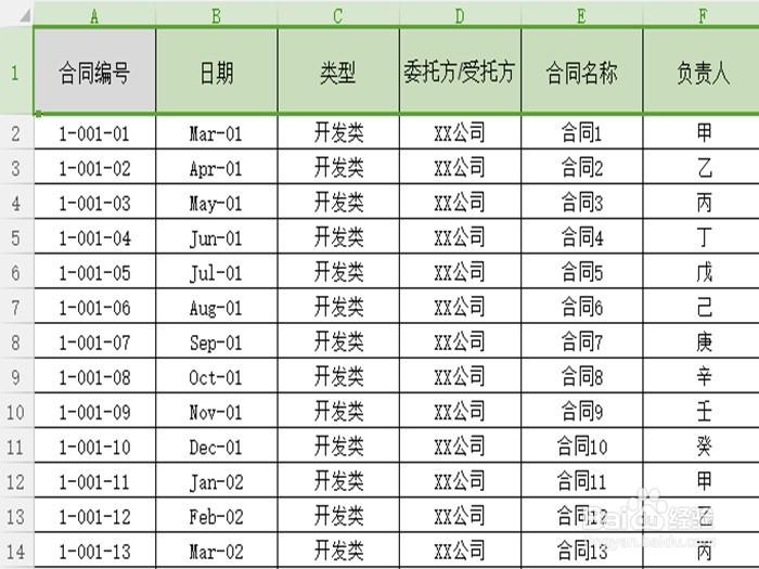 excel 锁定表头