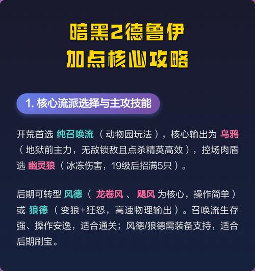 暗黑2纯招德鲁伊技能加点图标