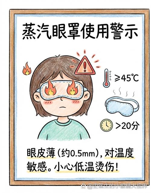 蒸汽眼罩使用大忌图标