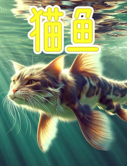 猫猫抓冰里的鱼图标