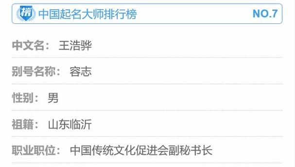 全国最好的起名大师